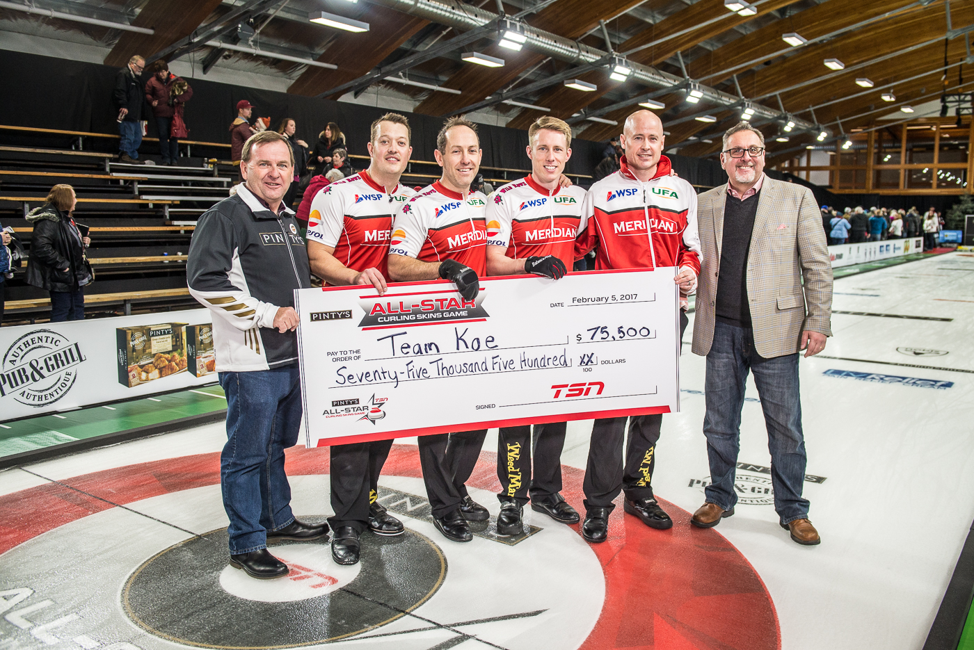 Team Koe Crowned PINTY’S ALL-STAR CURLING SKINS GAME Men’s Champions ...