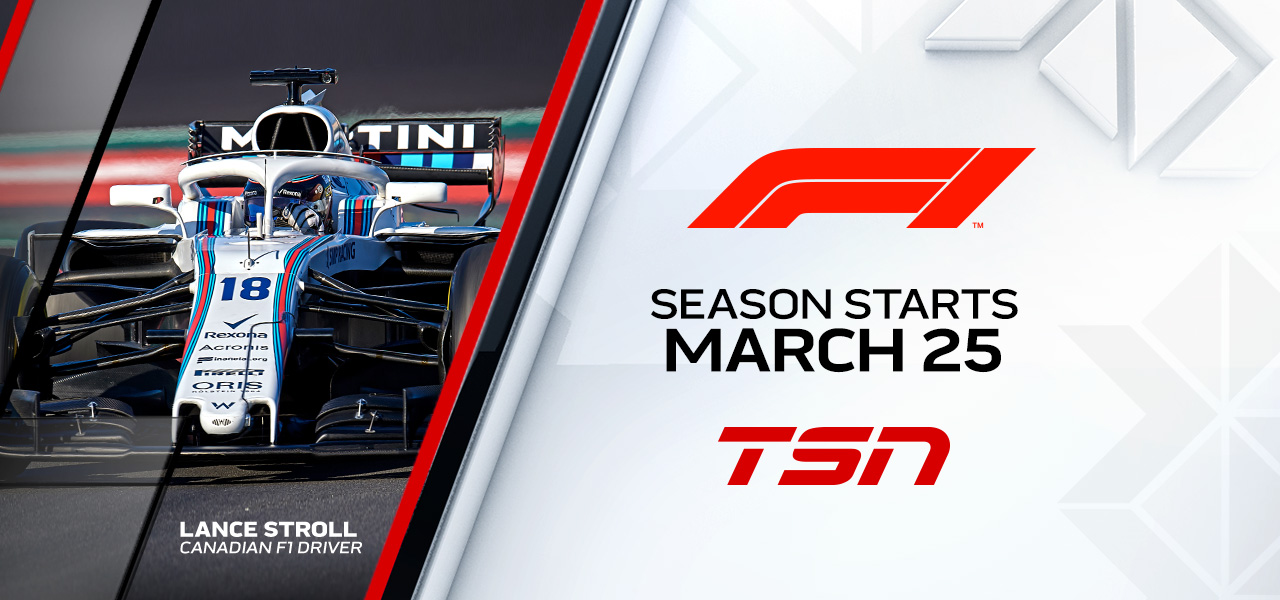 TSN Delivers Comprehensive Coverage of the 2018 FIA FORMULA ONE WORLD ...