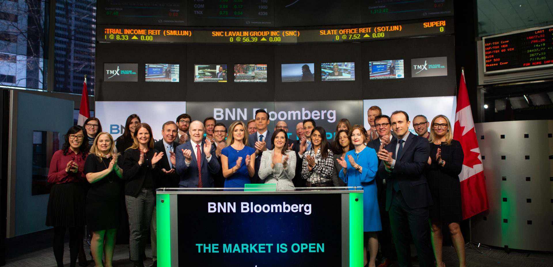 BNN Bloomberg Celebrates Launch by Opening Toronto Stock Exchange ...