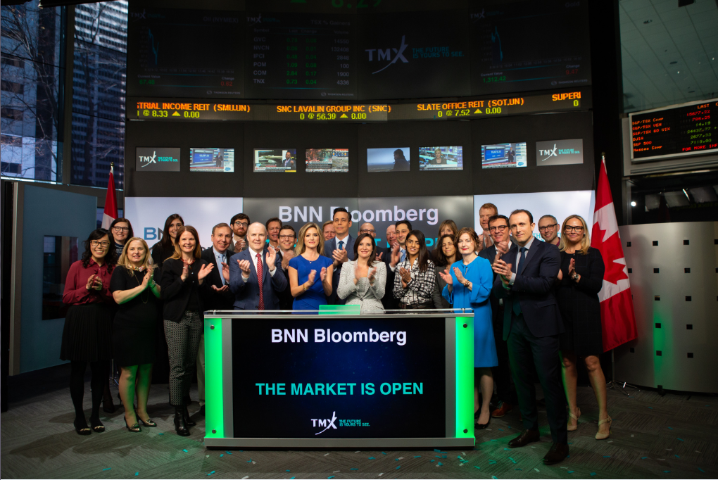 BNN Bloomberg Celebrates Launch by Opening Toronto Stock Exchange ...