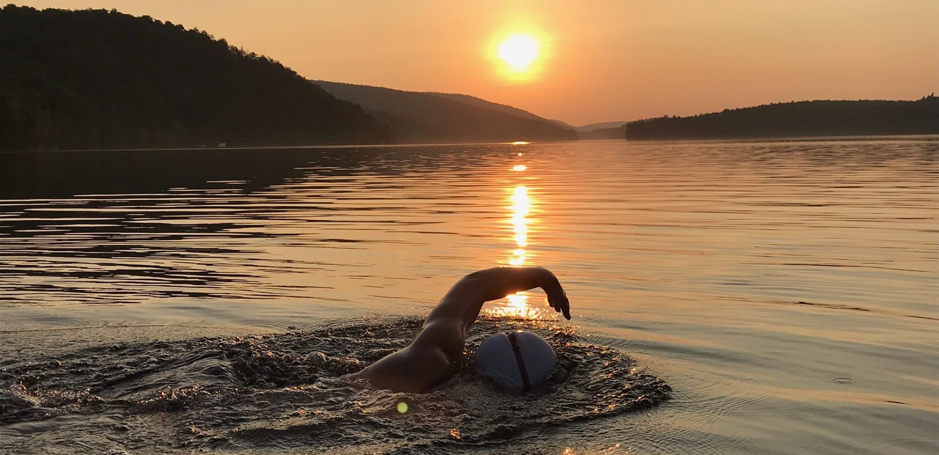 Canadian Swimming Prodigy Makes Epic Attempt to Swim Across Lake ...