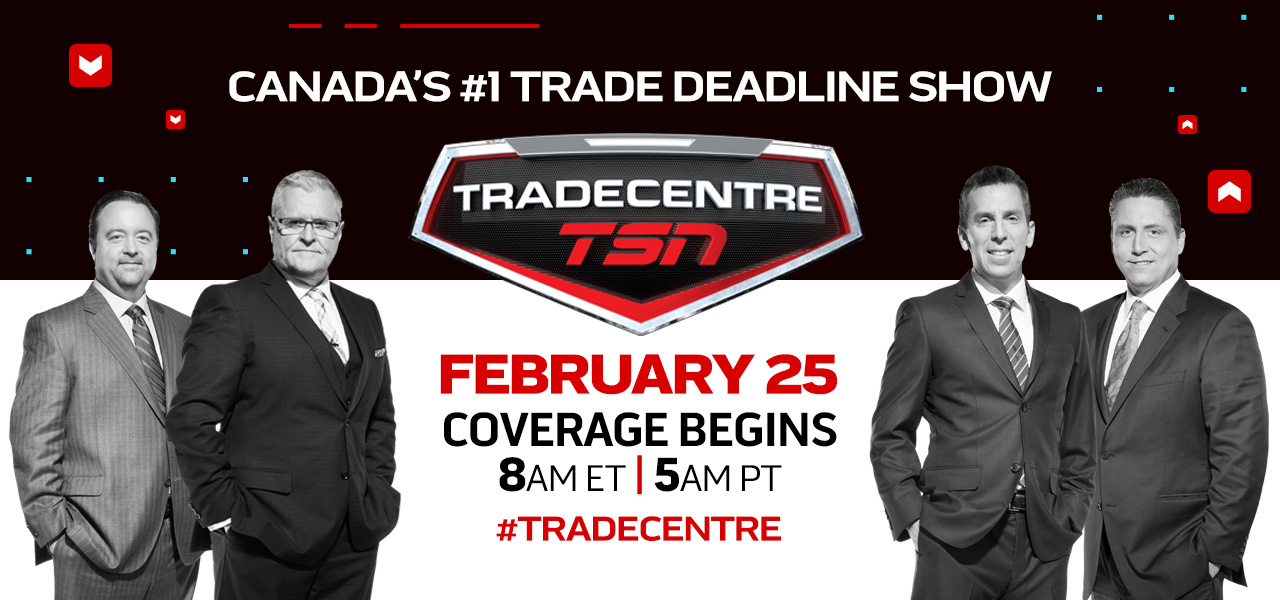 TSN’s #TRADECENTRE Covers Every Angle of Trade Deadline Day, Monday ...