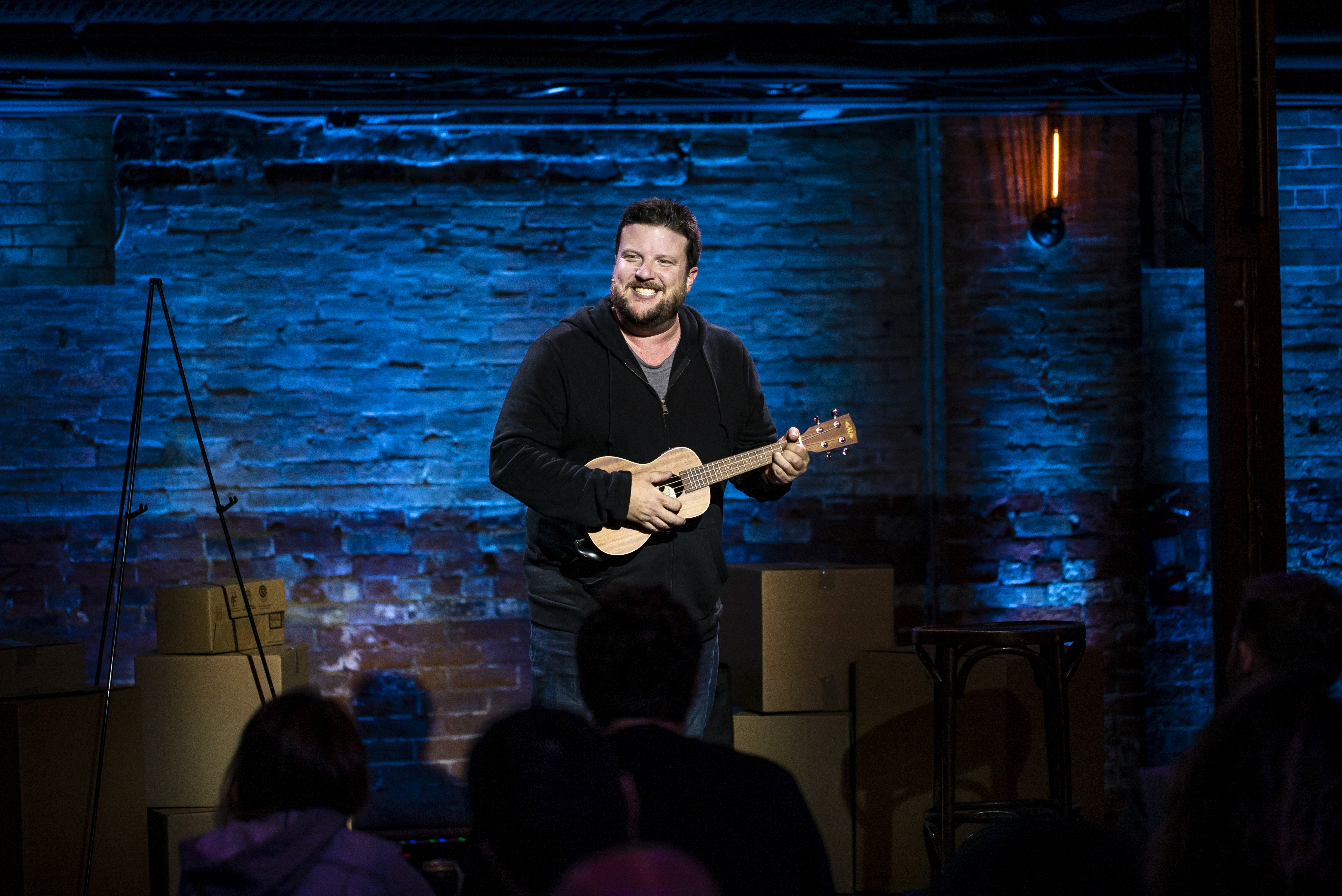 Comedian Mark Forward spares a moment despite the self-fulfilling ...