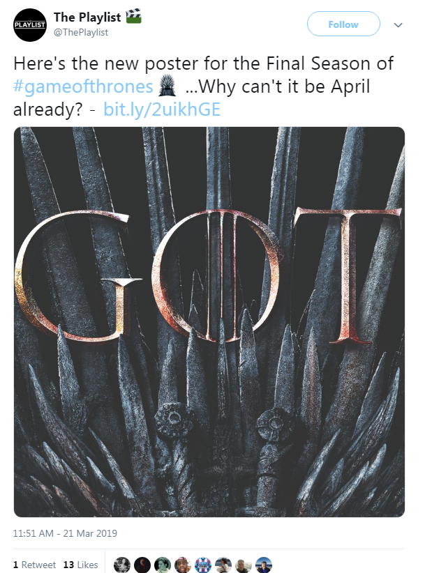 It’s all in the eyes…HBO releases new poster for final season of GAME ...